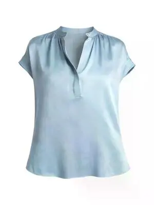 Vince Silk Blouse - Blue