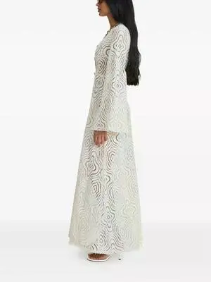 MOOS STUDIO Temptation V-neck Maxi Dress