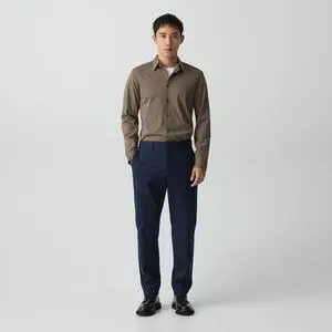 Theory Zaine Pant In Moonsoft Cotton - Baltic