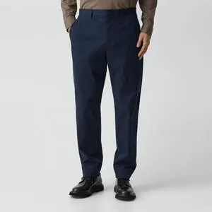 Theory Zaine Pant In Moonsoft Cotton - Baltic