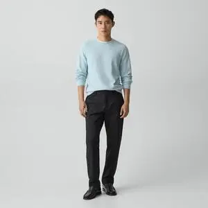 Theory Zaine Pant In Moonsoft Cotton - Black
