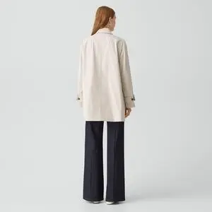 Theory A-line Trench Coat - Sand