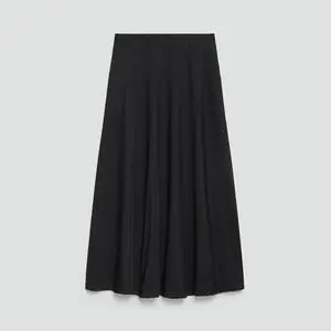 Theory Fluid Pull-on Skirt - Black
