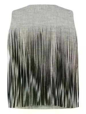 Pinko Vest With Fringing