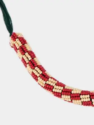 ALEMAIS Clay And Cream Le Jardin Bunch Bead Necklace