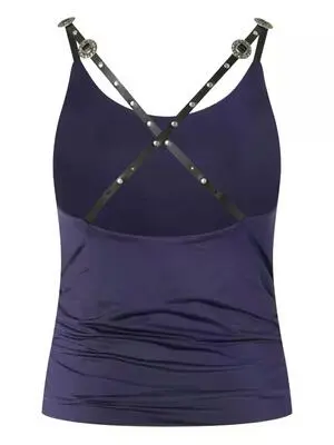 Pinko Eyelet-embellished Strappy Top
