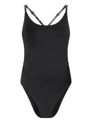 Pinko Ring-detail Strappy Bodysuit - Black