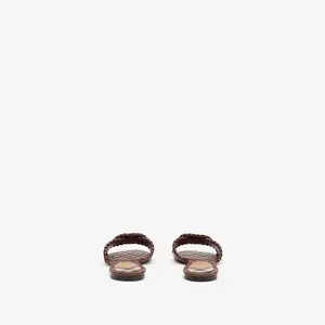Burberry Leather Knight Stamp Slides