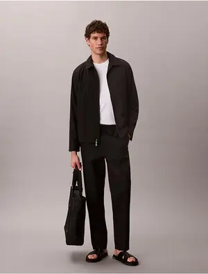 Calvin Klein Seersucker Blouson Jacket