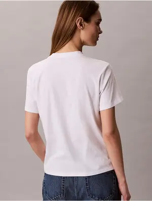 Calvin Klein Classic Nyc Logo Tee - Bright White