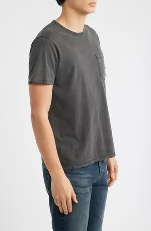 Ag Nick Cotton Pocket T-shirt - Heritage Black
