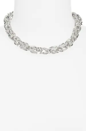 TOTEME Byzantine Collar Necklace - Silver