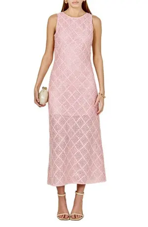 Endless Rose Sequin Open Stitch Dress