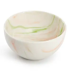 ELAMA Fine Marble 16 Piece Porcelain Dinnerware Set - Multi