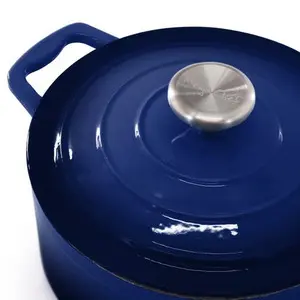 MEGACHEF 7 Piece Enameled Cast Iron Cookware Set