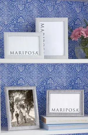 MARIPOSA Woven Texture 4 X 6-inch Picture Frame