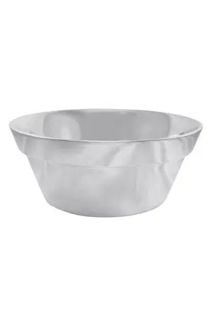 MARIPOSA Flower Pot Salad Bowl - Silver