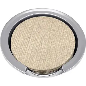 MARIPOSA Set Of 4 Coconut Grove Faux Grasscloth Coasters - Beige