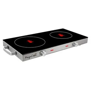 MEGACHEF Ceramic Infrared Double Electric Cooktop