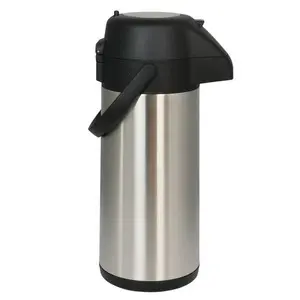MEGACHEF 3.17 Quart Stainless Steel Vacuum Body Pump Cap Air Pot