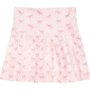 SWEET WINK Pink Bow Athletic Skort - Multicolor