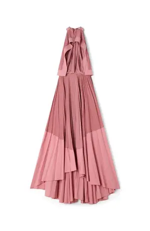 LANVIN Pleated Long Dress - Pink