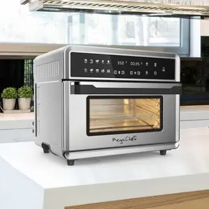 MEGACHEF 10 In 1 Electronic Multifunction 360 Degree Hot Air Technology Countertop Oven