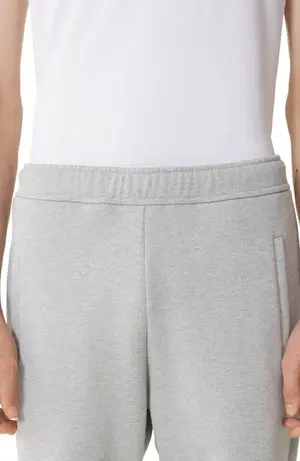 LANVIN Fleece Jogging Pants With Embroidered Logo