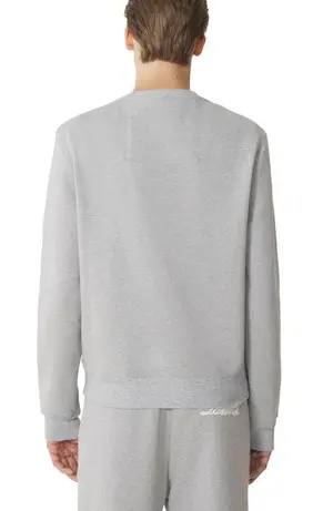 LANVIN Ribbon Logo Sweatshirt - Heather Grey
