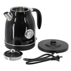 MEGACHEF 1.8 Quart Electric Tea Kettle And 2 Slice Toaster Combo
