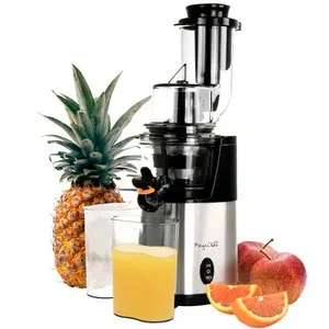MEGACHEF Pro Stainless Steel Slow Juicer - Grey