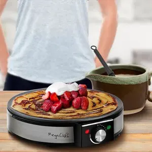 MEGACHEF Nonstick Crepe And Pancake Maker Breakfast Griddle