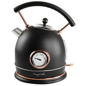 MEGACHEF 1.9 Quart Half Circle Electric Tea Kettle With Thermostat