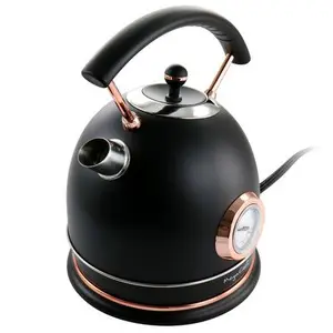 MEGACHEF 1.9 Quart Half Circle Electric Tea Kettle With Thermostat