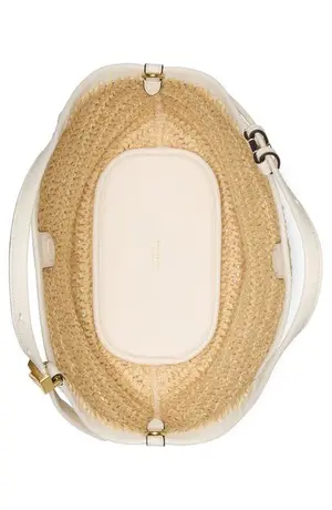 Kate Spade New York Deco Straw Small Tulip Tote
