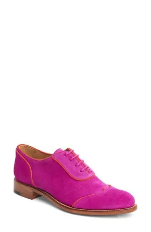 THE OFFICE OF US Mr. Evans Wingtip Oxford - Fuchsia