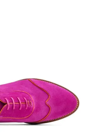 THE OFFICE OF US Mr. Evans Wingtip Oxford - Fuchsia