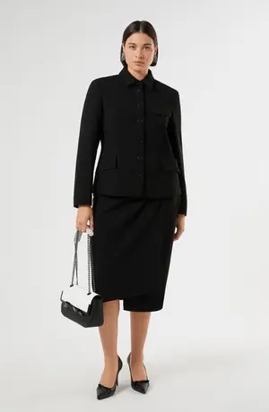 Marina Rinaldi Pocket Detail Cady Jacket