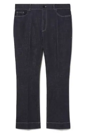 Marina Rinaldi Flared Cropped Jeans