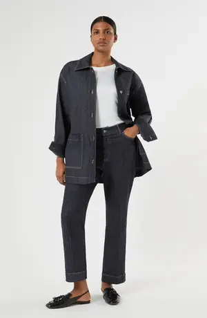 Marina Rinaldi Flared Cropped Jeans