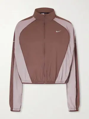 Nike Swift Cropped Two-tone Shell Jacket