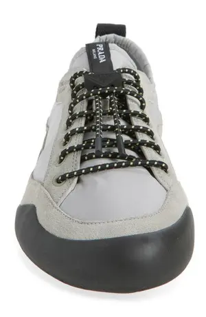 Prada Mixed Media Low Top Sneaker