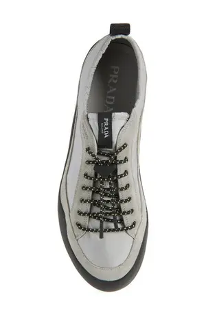 Prada Mixed Media Low Top Sneaker