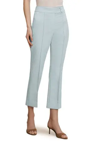 Veronica Beard Dell Pintuck Crop Pants