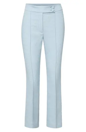 Veronica Beard Dell Pintuck Crop Pants