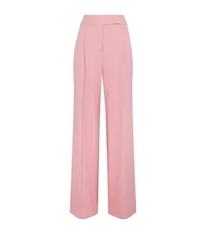 Veronica Beard Marbeau Wide-leg Trousers - Pink