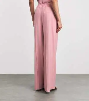 Veronica Beard Marbeau Wide-leg Trousers - Pink