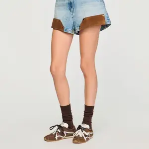 Sandro Light Wave Suede And Nylon Sneakers - Brown