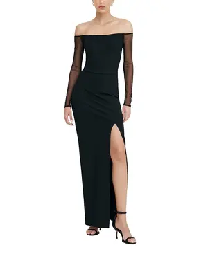 MARCELLA Marian Dress - Black
