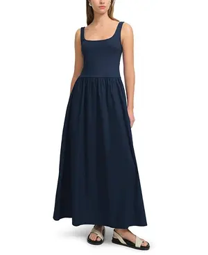 MARCELLA Clara Maxi Dress - Deep Indigo